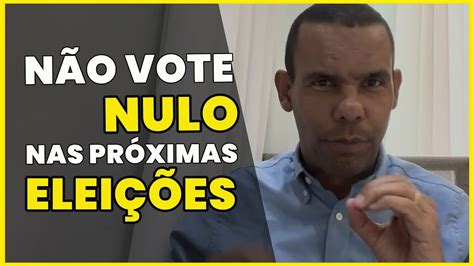 COMO VOTAR NESSA ELEIÇÃO Pr Rodrigo Silva YouTube