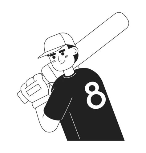 Left Handed Baseball Batter Clipart
