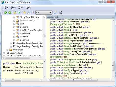 Accessing User And Security Entity Properties In Saleslogix Web