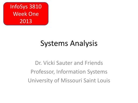 Ppt Systems Analysis Powerpoint Presentation Free Download Id 3227802