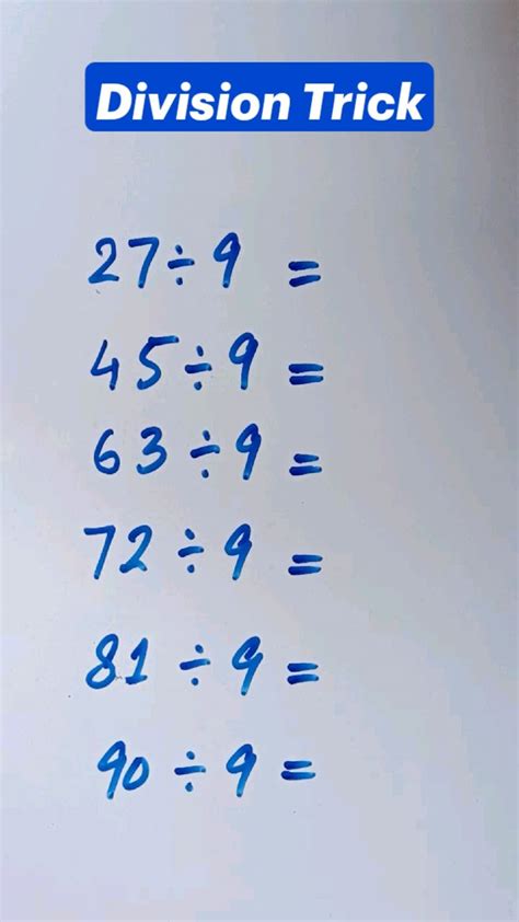 Division Trick Math Tricks By Munazza Amin In 2025 Math Lessons Math Tricks Teaching Math