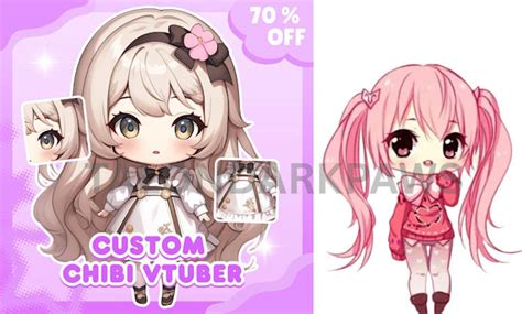 Draw Cute Chibi Anime Character Art Kawaii Full Body Oc Fanart Vtuber