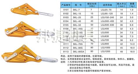 卡线器铝合金导线15kn 卡线器铝合金导线15kn 卡线器铝合金导线 第9页 大山谷图库