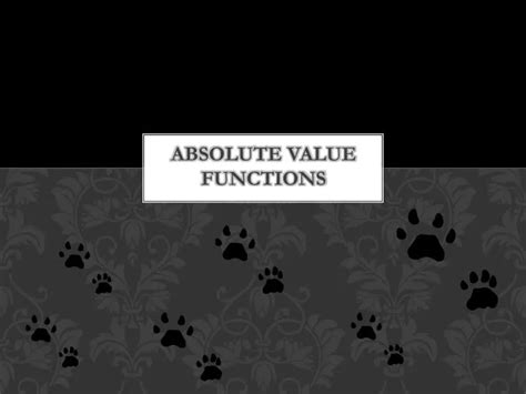 PPT Absolute Value Functions PowerPoint Presentation Free Download ID