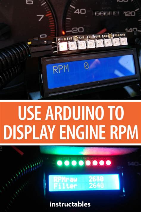 Use Arduino To Display Engine Rpm Arduino Arduino Robot Arduino Projects