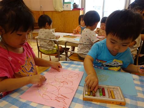なぐりがきりすぐみ 1歳児 社会福祉法人阪神共同福祉会 浜保育園