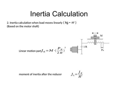 Servo Motor Selection Calculation Induspptx