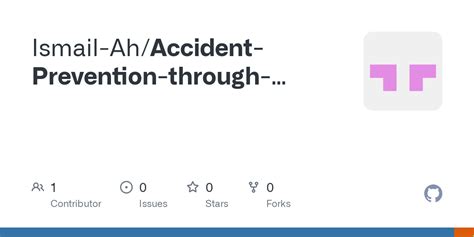 GitHub Ismail Ah Accident Prevention Through Real Time Visual And