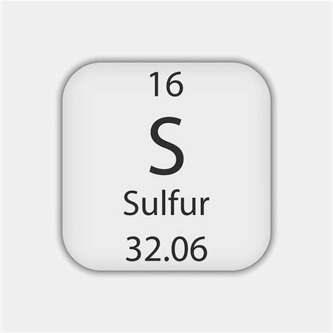 Chemical Elements Sulfur Sulfur Or Sulphur Is A Chemical Element With