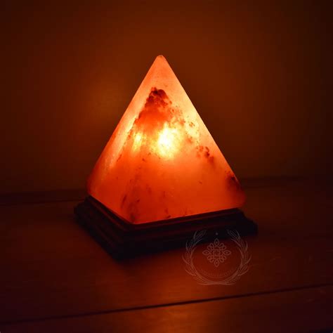 Himalayan Pink Salt Lamp Pyramid Shape 100 Hand Crafted Crystal Rock