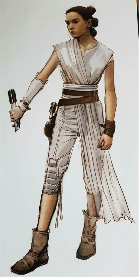 Rey Tros Concept Art Rey Starwars Theriseofskywalker Pinta