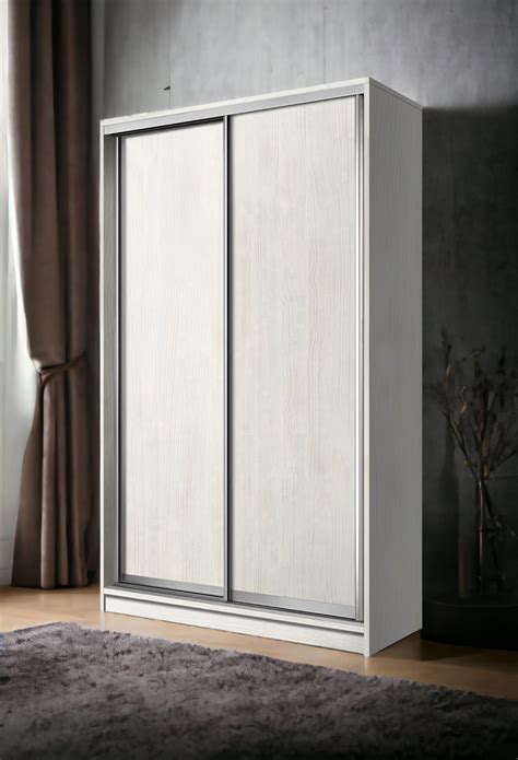 ᐉ Шафа купе дводверна Senam E Line ДСП 140х45х240 см Ясен Серфсайд Чистий • Краща ціна в Києві