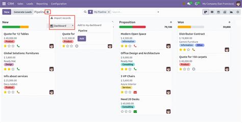 Creating A New Opportunity From A Lead In Odoo CRM Odoo Community Book