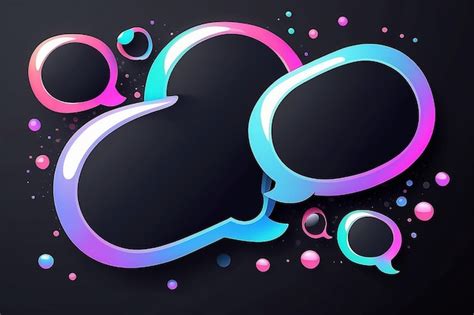 Chat Mpck Up Send Message Conversation Chatting Sms Template Bubbles Vector Premium Ai