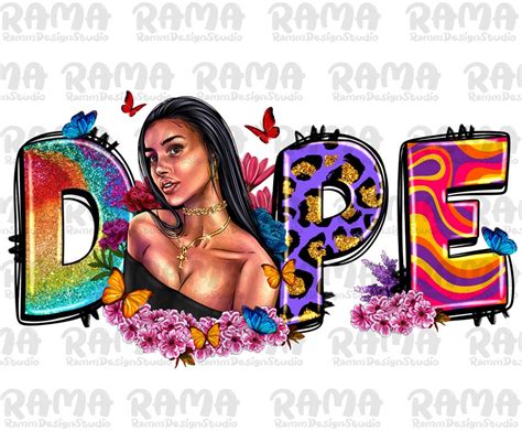 Dope Png Sublimation Design Download Afro Woman Png 1865 Vibes Png