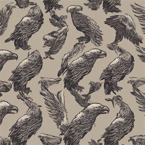 Premium Ai Image Patterntextureeagle Textureeagle Pattern