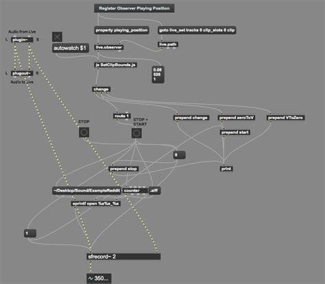 record audio patch r maxmsp
