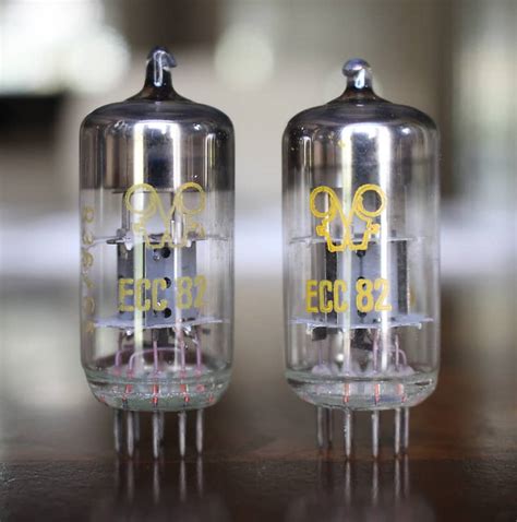 Pair Rft Funkwerk Ecc82 12au7 Preamp Tubes Reverb
