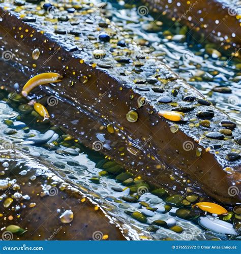 A Slimy And Slippery Texture With Eels And Wet Rocks5 Generative Ai