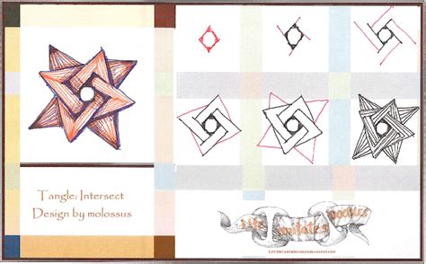 My Tangle Pattern Intersect