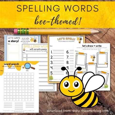 Spelling Bee Worksheets Free Homeschool Deals © Worksheets Library