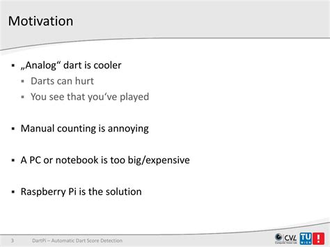 Ppt Dartpi Automatic Dart Score Detection Using Raspberry Pi Powerpoint Presentation Id6659567