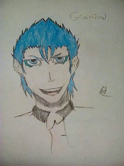 Grimmjow With No Mask By Ghostythealiencat On Deviantart