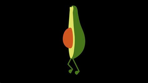 Walking Avocado Food Animation 69260863 Stock Video At Vecteezy