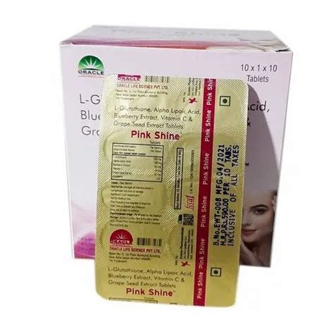 Pink Shine Tablets At Rs 590strip Glutathione Effervescent Tablets In Nagpur Id 24326476033