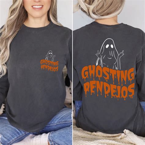 Ghosting Pendejos Shirt Spanish Halloween Long Sleeve Shirt Latina