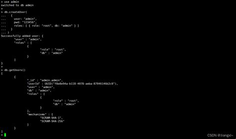 Mongodb数据库授权认证mongodb授权 Csdn博客