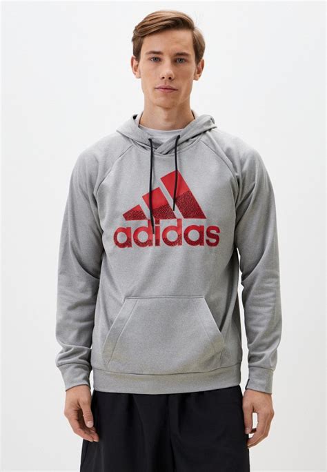 Худи adidas M GG BIG BOS HD, цвет: серый, RTLADE049002 — купить в ...