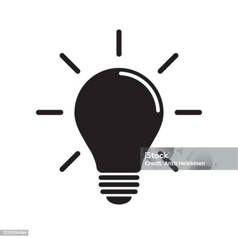 燈泡圖示白熾燈符號創意與創新標誌創意能量或靈感標誌黑色剪影隔離在白色背景上向量插圖圖像向量圖形及更多互聯網圖片 互聯網 仔細考慮 側影