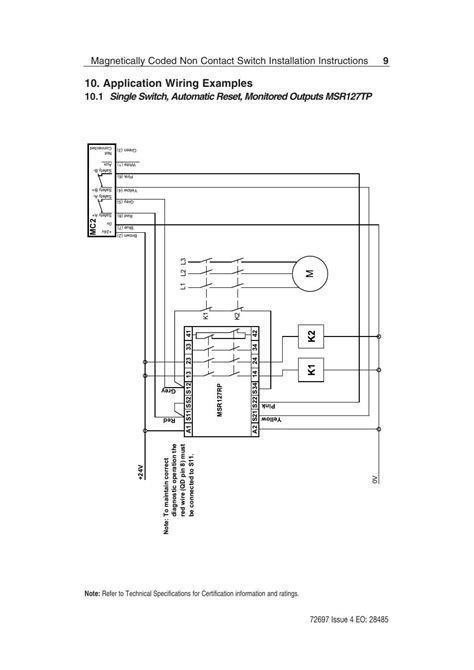 Wiring Diagram For Msr127tp Safety Relay