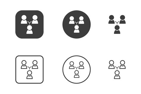 Hierarchy Icon Design 6 Variations Isolated On White Background 25765477 Vector Art At Vecteezy