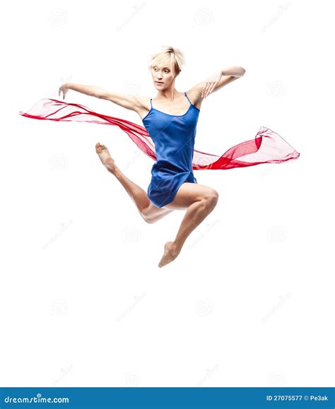 Modern Style Dancing Girl Stock Image Image Of Action 27075577