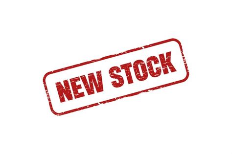 Nouveau Tampon En Caoutchouc Stock Grunge Vecteur Premium