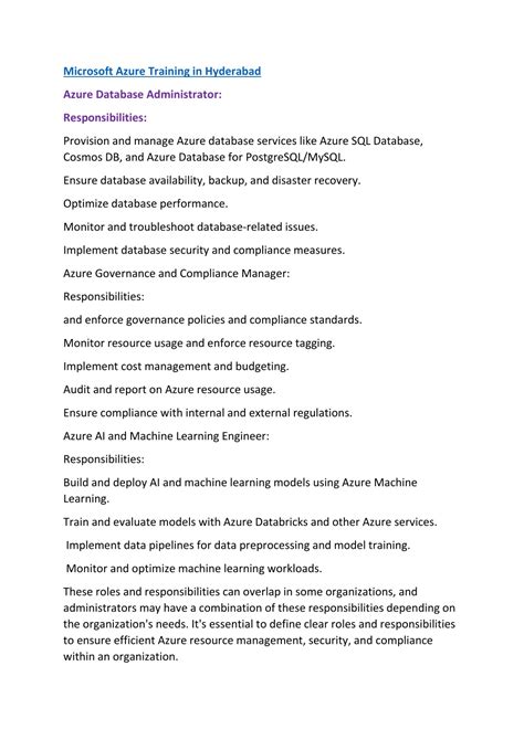 Ppt Microsoft Azure Training In Hyderabad Azure Training Powerpoint