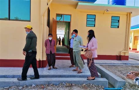 မင်းလှမြို့နယ် တောင်ဦးကျေးရွာတွင် ကျေးလက်ကျန်းမာရေးဌာန အဆောက်အဦနှင့် ဝန
