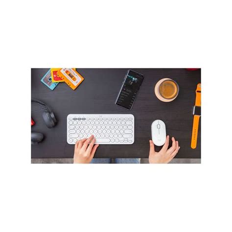 Logitech K380 Multi Device Bluetooth Keyboard Sand [920 011145] Bunnings Australia