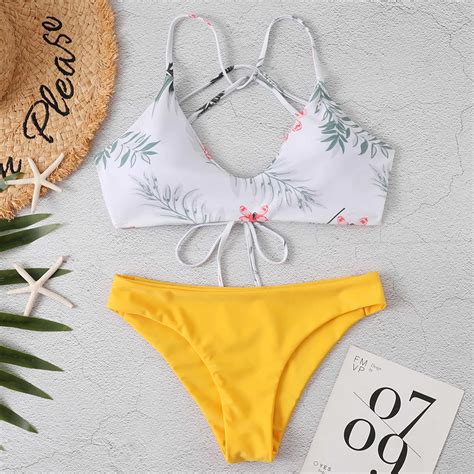 Leesechin Clearance Bikinis For Women Summer Trendy Patchwork Printed