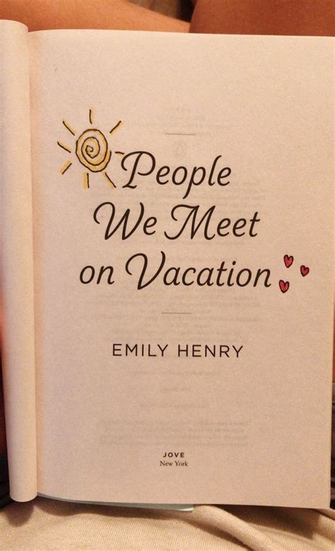 People We Meet On Vacation Beach Read Emily Henry Book Aesthetic