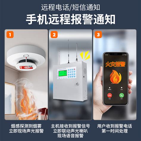 烟雾报警器商用3c消防认证无线物联网连手机智能感应烟感报警系统虎窝淘
