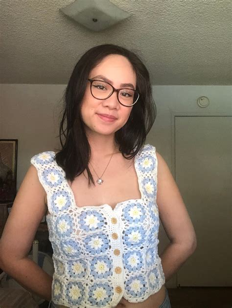 Belly Daisy Top Inspired By Tsitp Pattern Only Etsy Polska