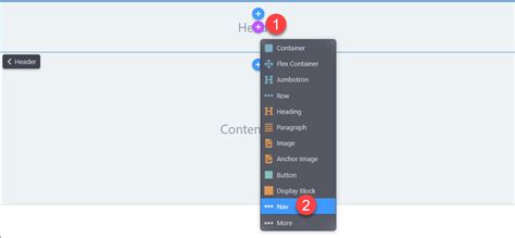 Add Button Inside A Header Does Not Create A Bootstrap Navbar Bugs