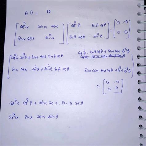 If A Left Begin Array C C Cos Alpha Sin Alpha Cos Alpha Sin Alpha