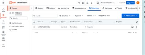 Cant Find The Robot In The Tenant Orchestrator Uipath Community Forum
