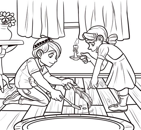 Mewarnai Gambar Kerja Bakti