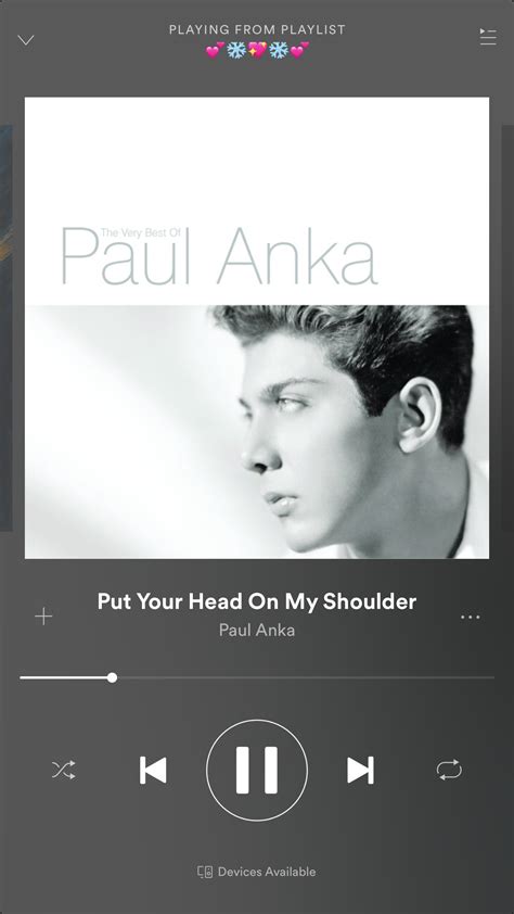 Put Your Head On My Shoulder Paul Anka Best Dance Songs Puppy Love
