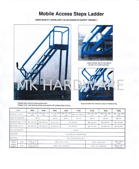 Mobile Access Step Ladder Industrial Products Tool Selangor Malaysia